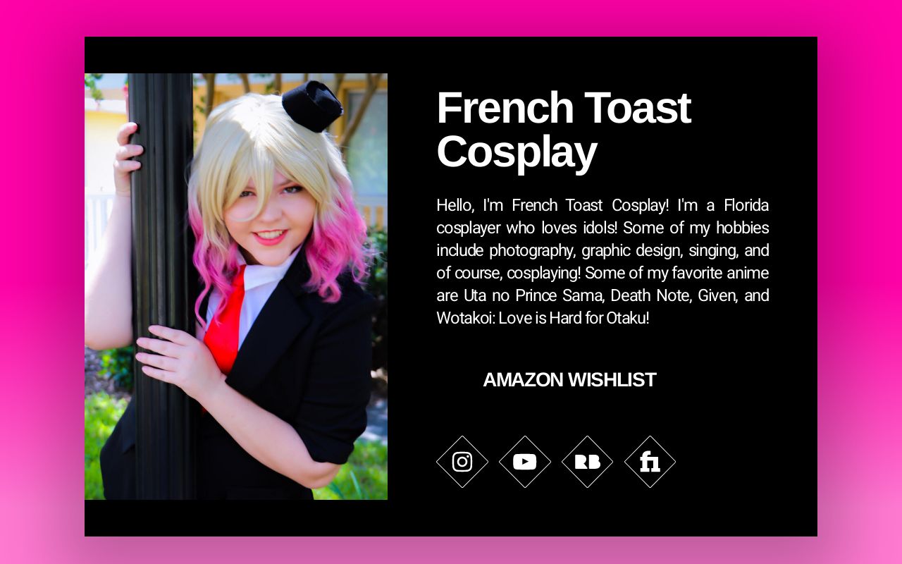 French Toast Cosplay
